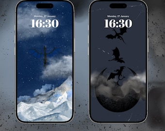 Fourth Wing Inspired Wallpaper for iPhone and Android Lock Screen ...