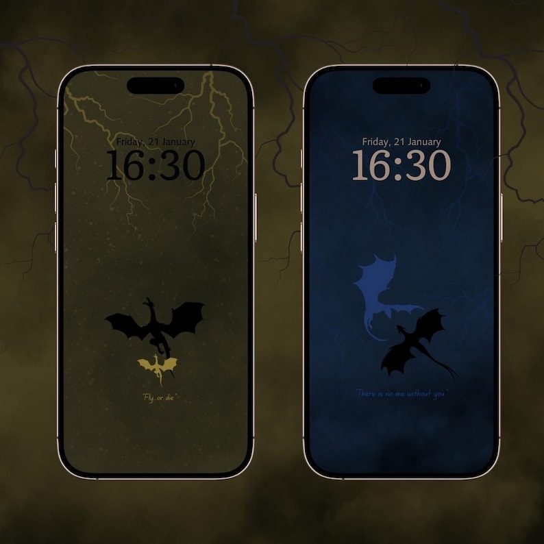 Fourth Wing Inspired Wallpaper for iPhone and Android Lock Screen ...