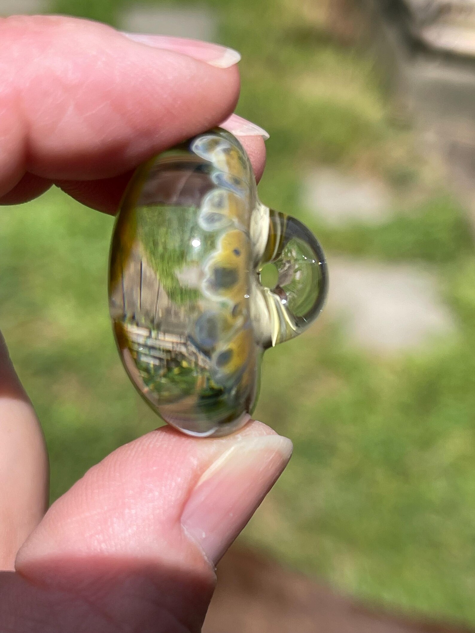 Pyrex Handmade Blown Glass Buttons, Set of 2. Handmade by Me, in ...