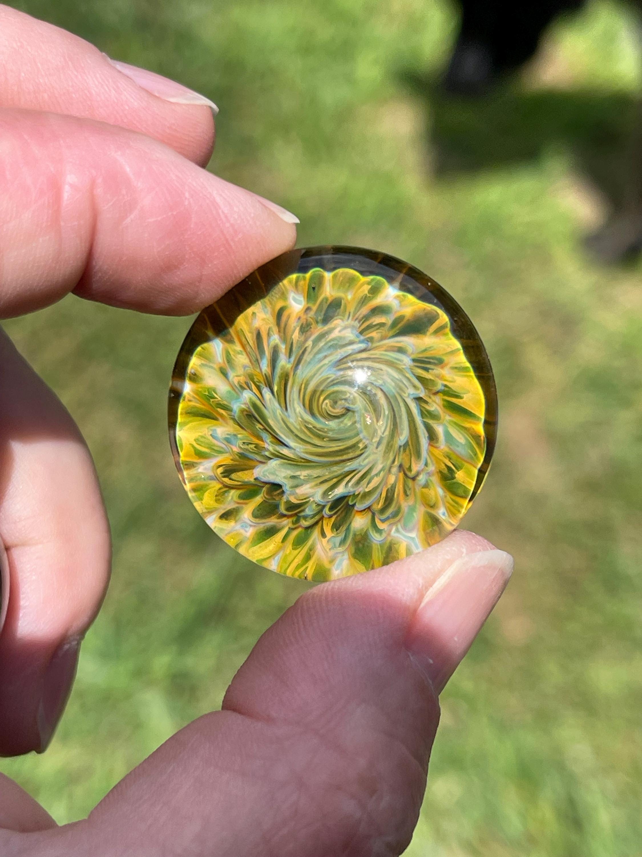 Pyrex Handmade Blown Glass Buttons, Set of 2. Handmade by Me, in ...