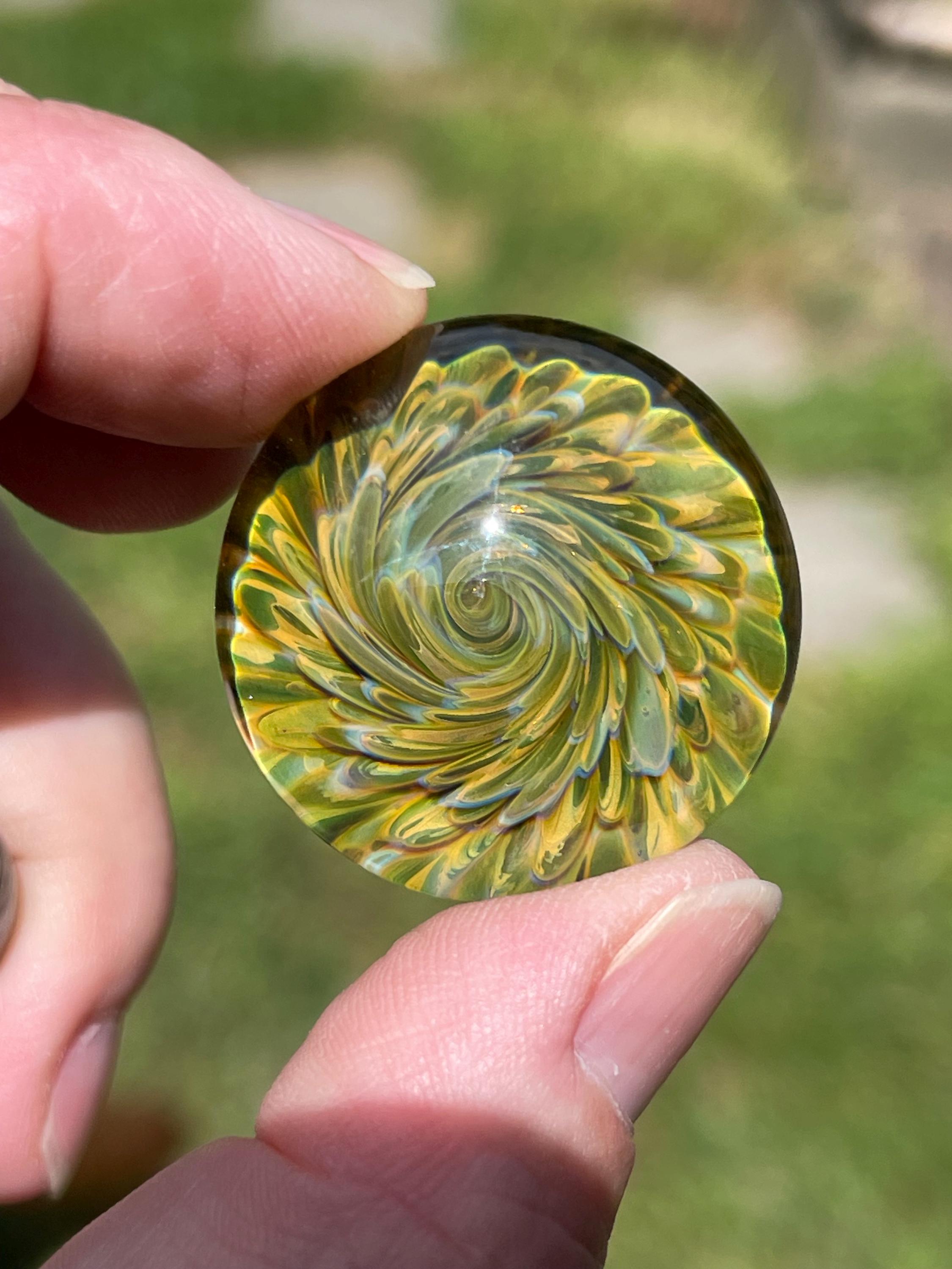 Pyrex Handmade Blown Glass Buttons, Set of 2. Handmade by Me, in ...