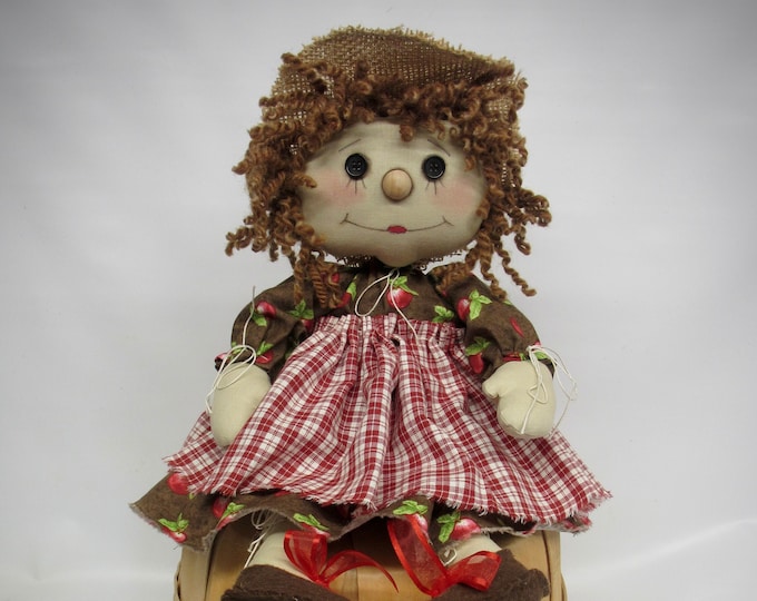 Handmade Primitive Rag Doll - Etsy