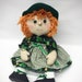 St. Patrick's Day Cloth Doll | Celtic Folk Art | Handmade Rag Doll ...