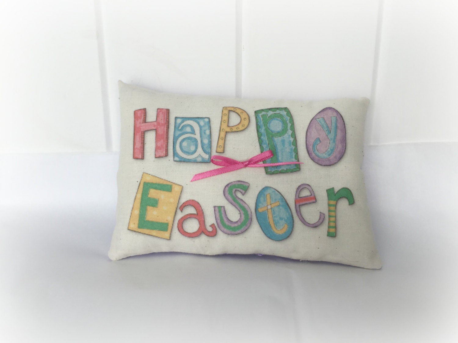 Happy Easter Pillow Easter Basket Stuffer Easter - Etsy