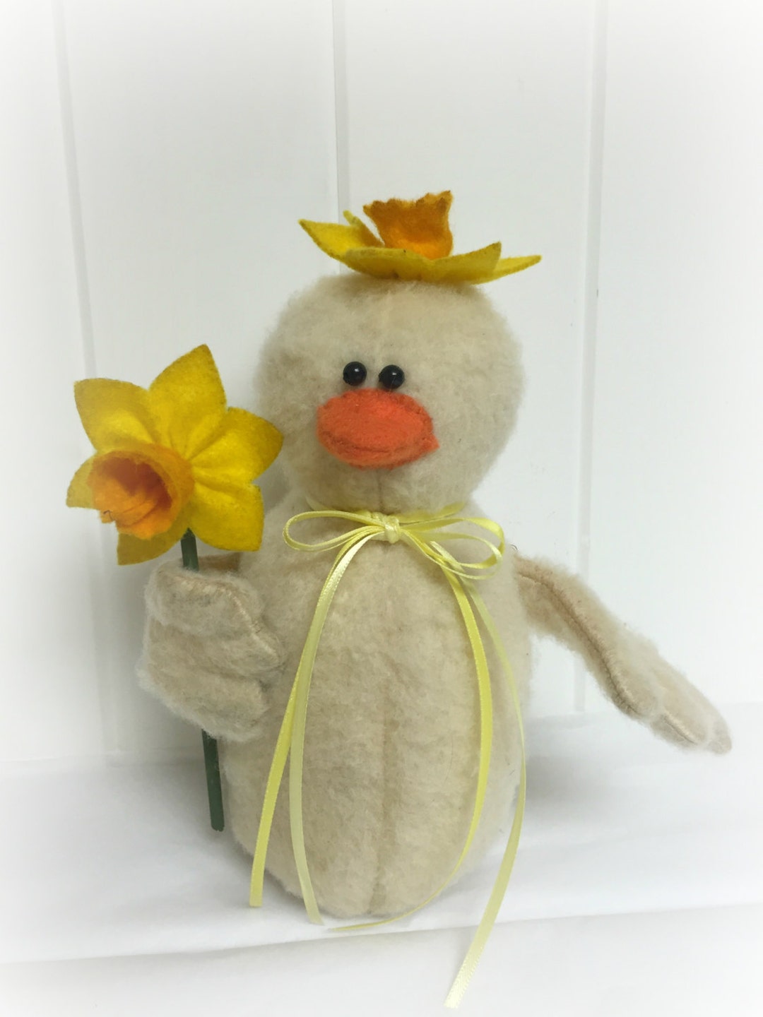 Spring Plush Easter Duck | Spring Decoration | Farmhouse Duck Decor ...