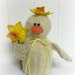 Spring Plush Easter Duck | Spring Decoration | Farmhouse Duck Decor ...