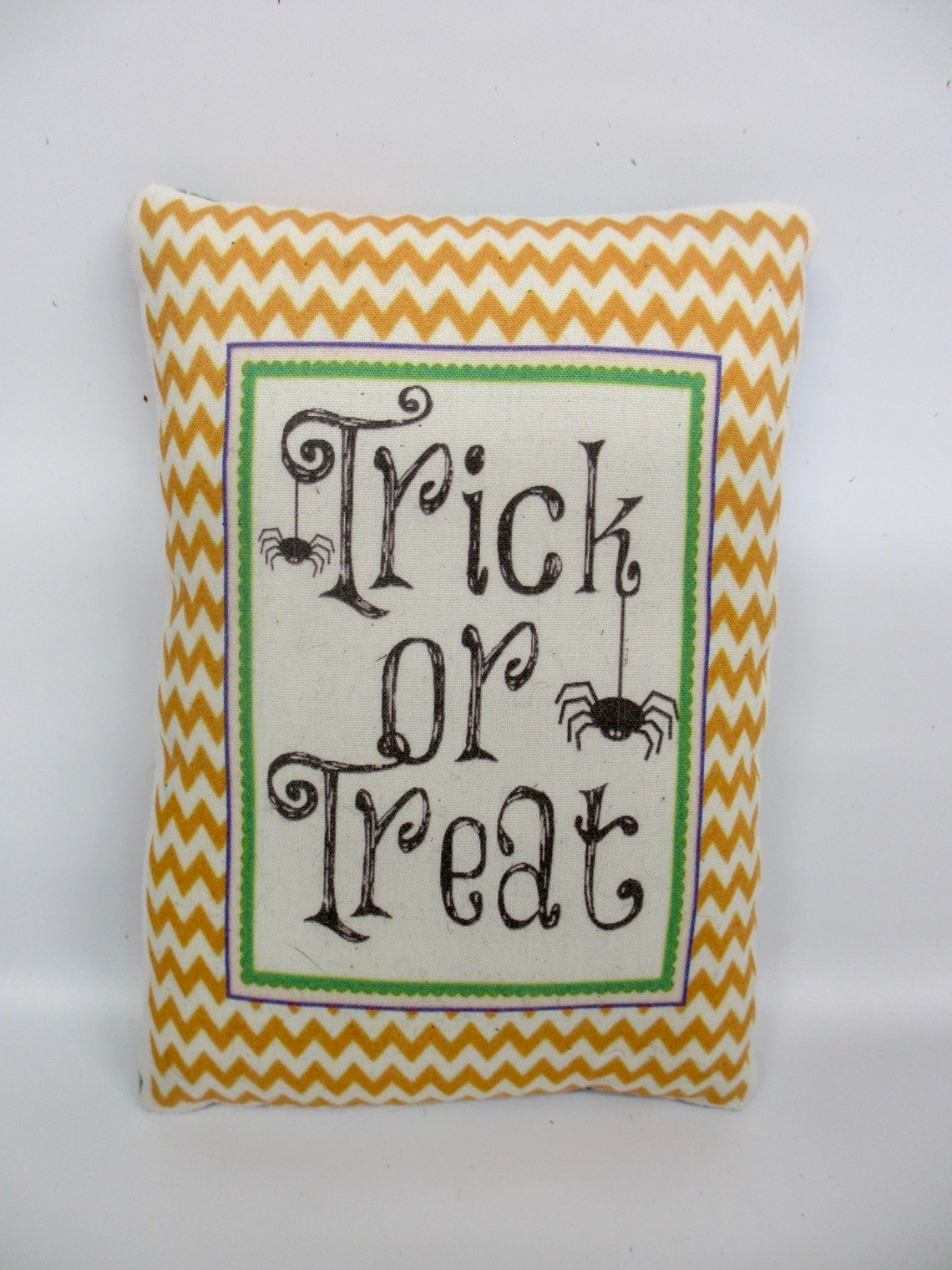 Trick or Treat Mini Pillow Halloween Decoration Tier Tray | Etsy