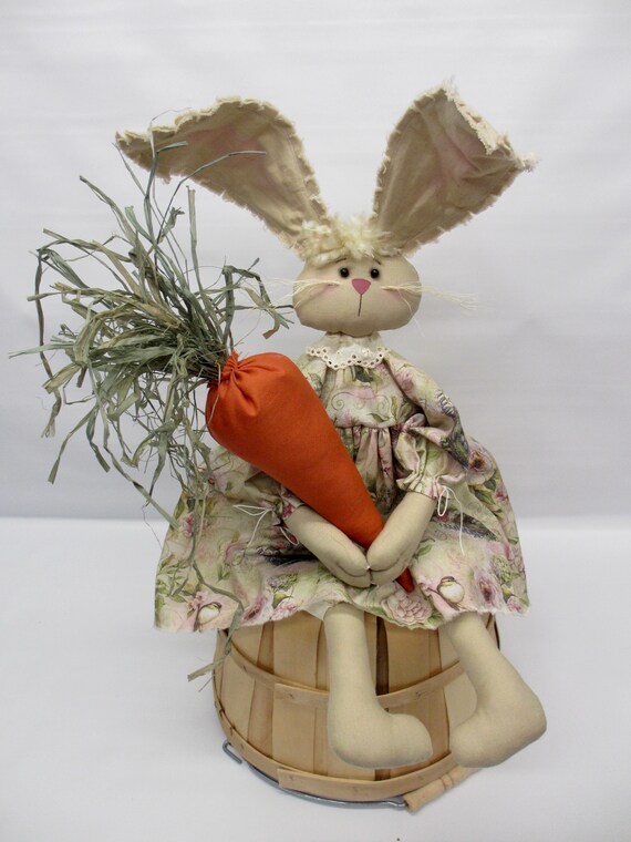Cloth Bunny Doll Bunny Decor Easter Gift for Grandchildren - Etsy