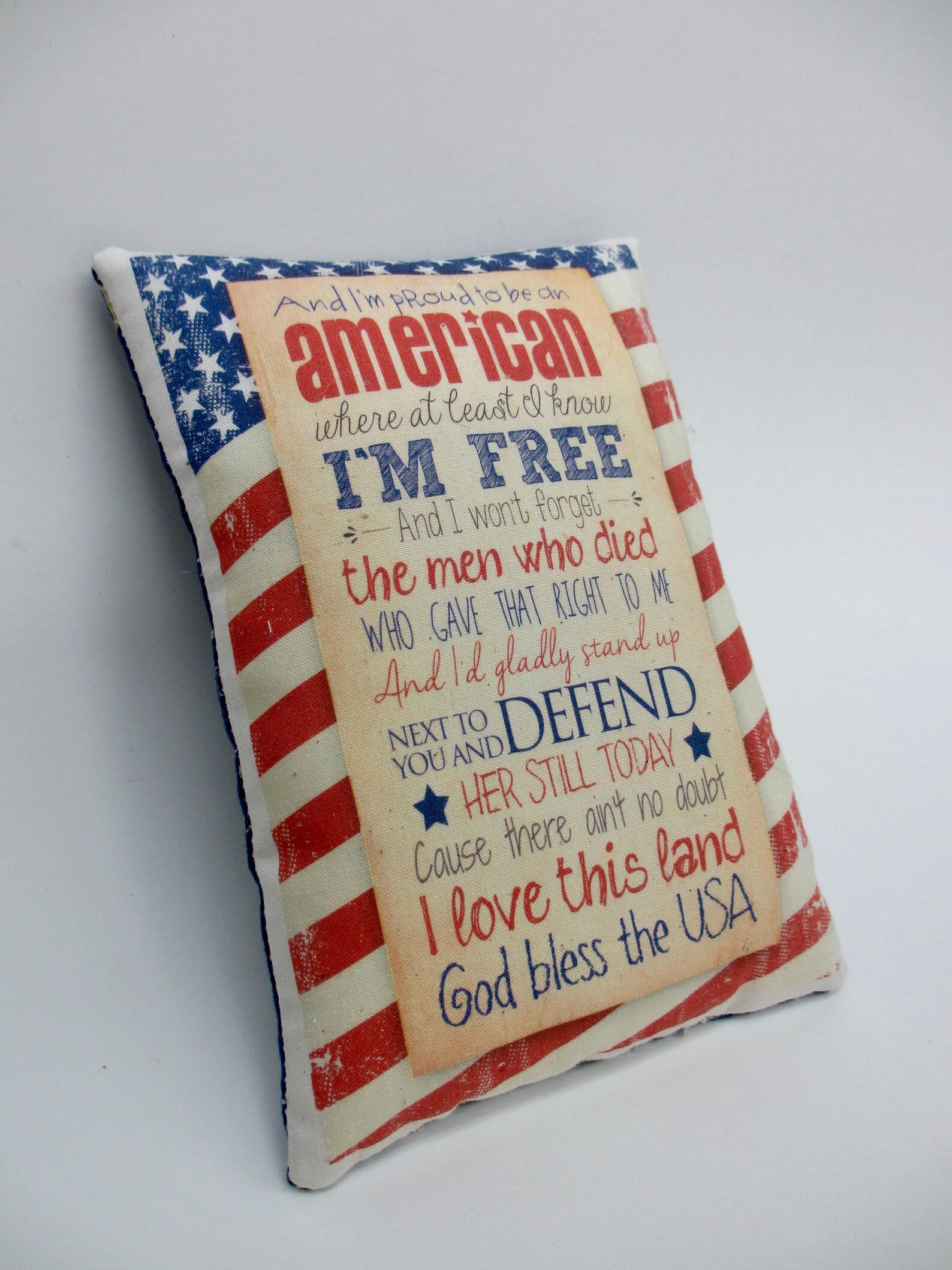 America Pillow Patriotic Holiday Decoration USA Decor - Etsy
