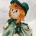St. Patrick's Day Cloth Doll | Celtic Folk Art | Handmade Rag Doll ...