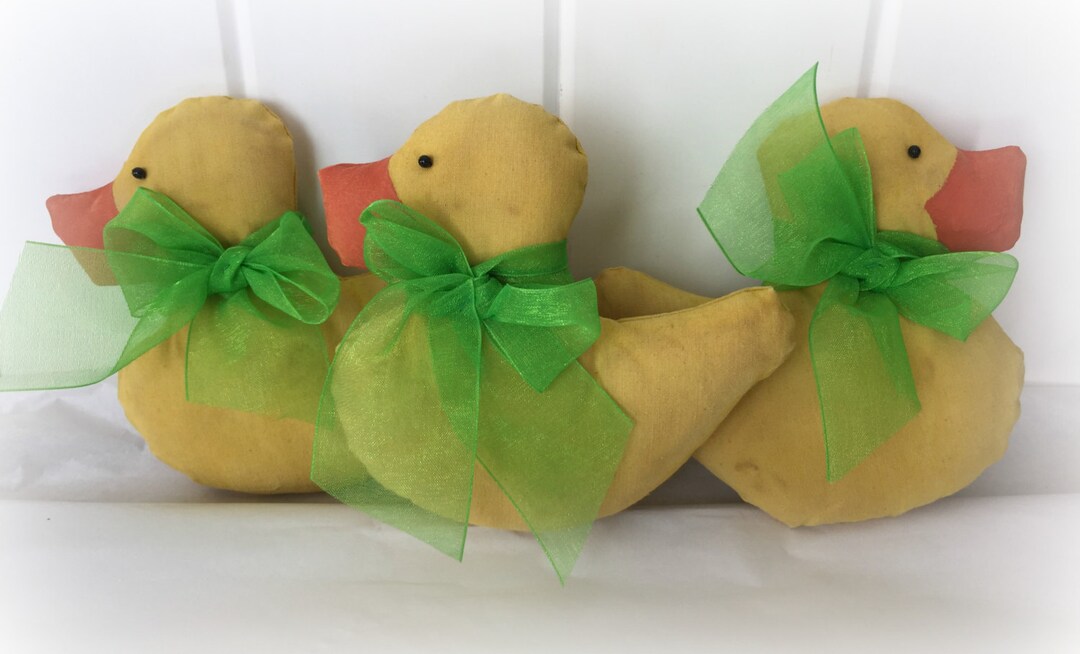 Duck Bowl Fillers | Spring Ducks | Easter Gift | Primitive Duck Ornies ...