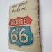Route 66 Pillow | Accent Pillow | USA Decoration | Vacation Souvenir ...