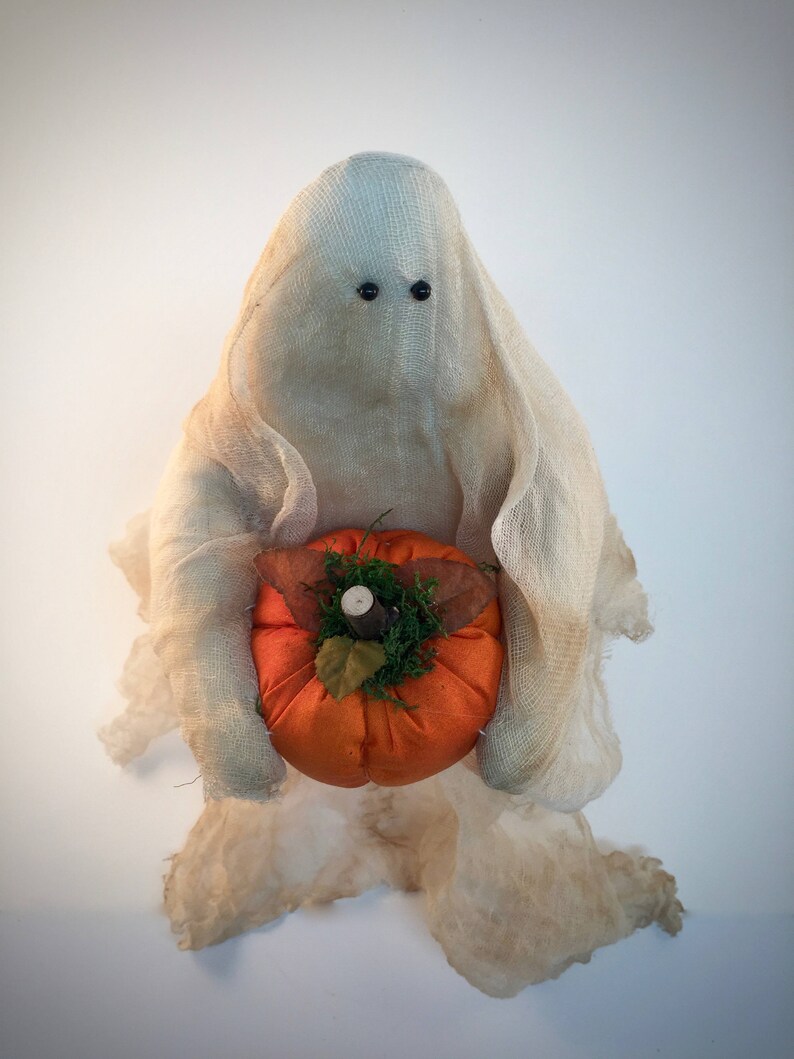 Primitive Halloween Ghost Decoration | All Hallows Eve | Ghost Decor ...