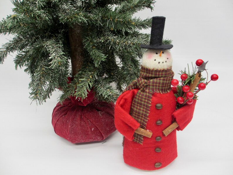 Snowman | Handmade Snowman | Primitive Snowman | Primitive Decoration ...