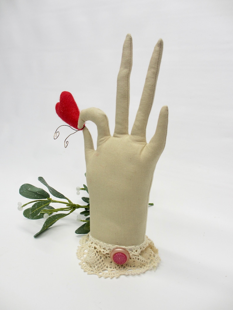 Primitive Valentines Day Decoration | Folk Art Rustic Farmhouse Wedding ...