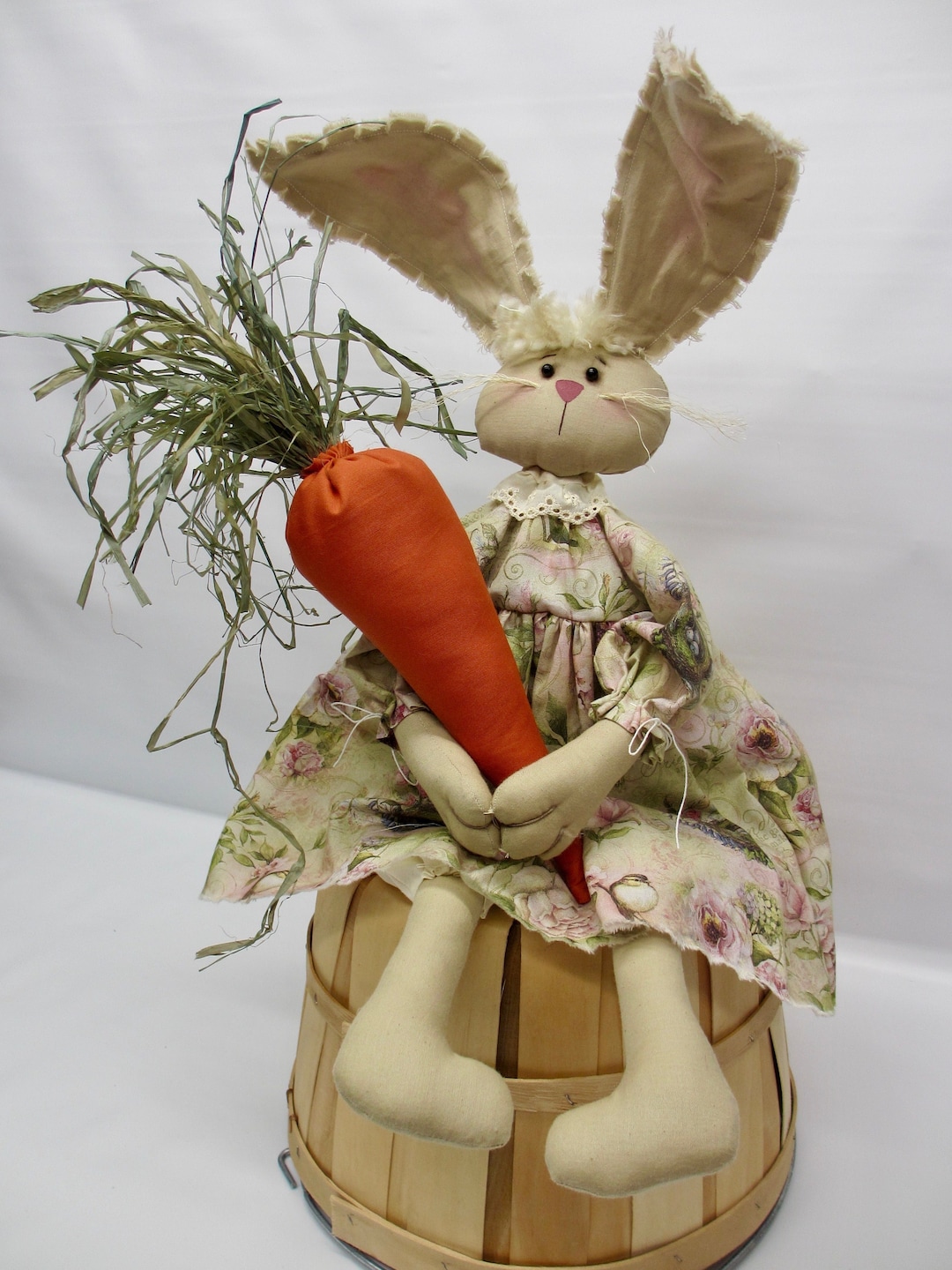 Cloth Bunny Doll | Bunny Decor | Easter Gift for Grandchildren | Bunny ...