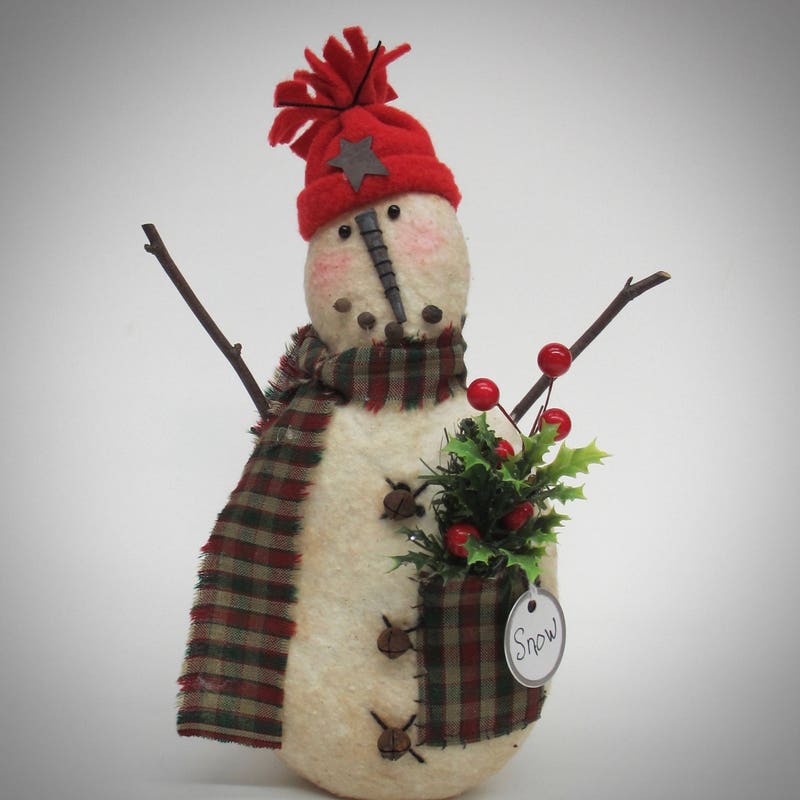 Primitive Snowman - Etsy