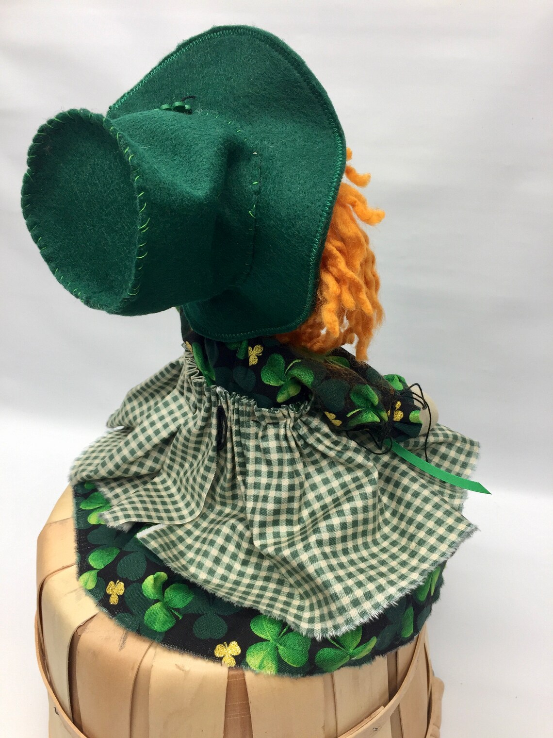 St. Patrick's Day Cloth Doll Celtic Folk Art Handmade - Etsy