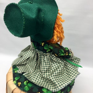 St. Patrick's Day Cloth Doll | Celtic Folk Art | Handmade Rag Doll ...
