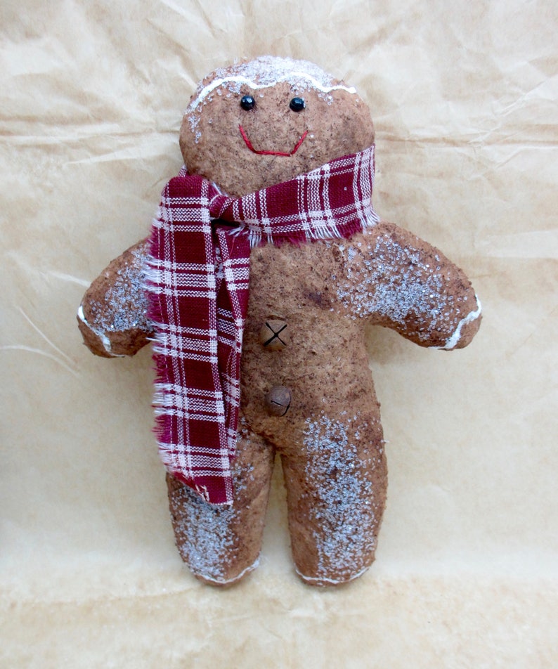 Handmade Fabric Gingerbread Men Holiday Decor Gingerbread - Etsy