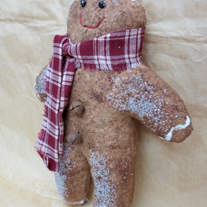 Handmade Fabric Gingerbread Men | Holiday Decor | Gingerbread Man ...