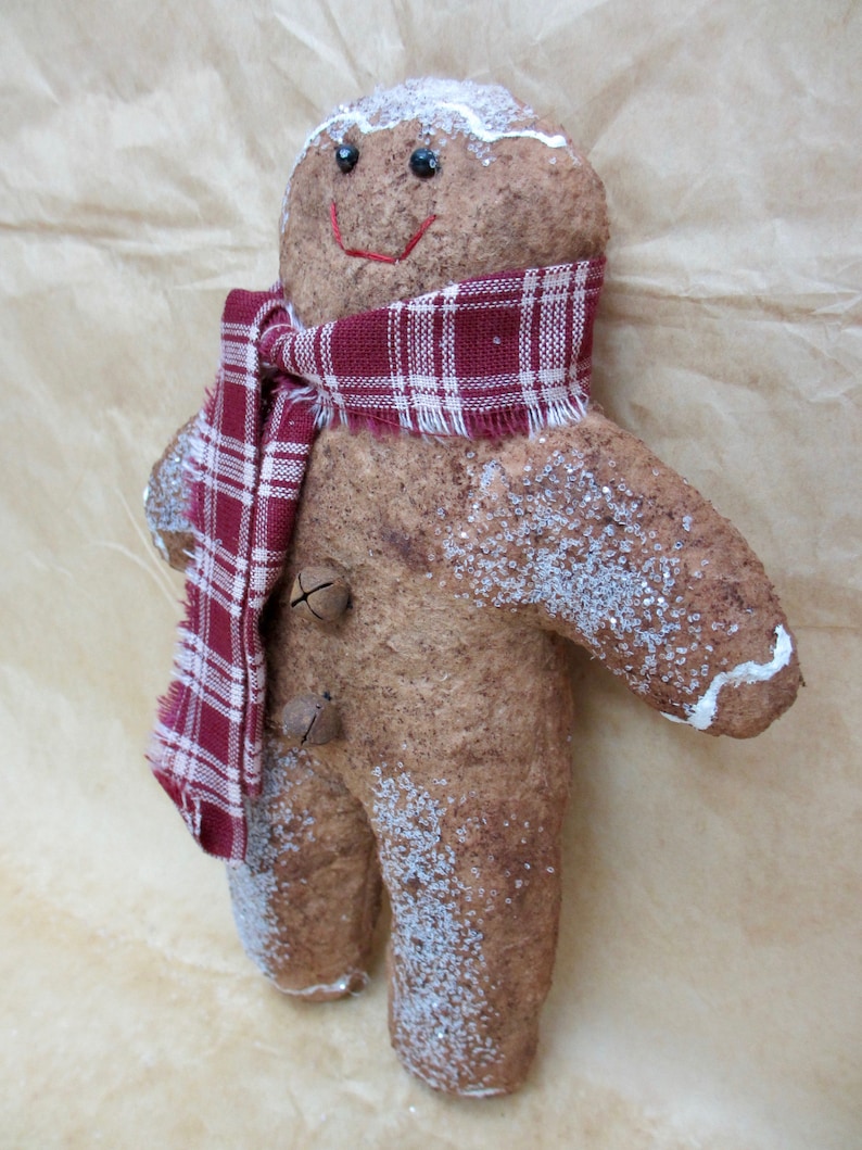 Handmade Fabric Gingerbread Men Holiday Decor Gingerbread - Etsy