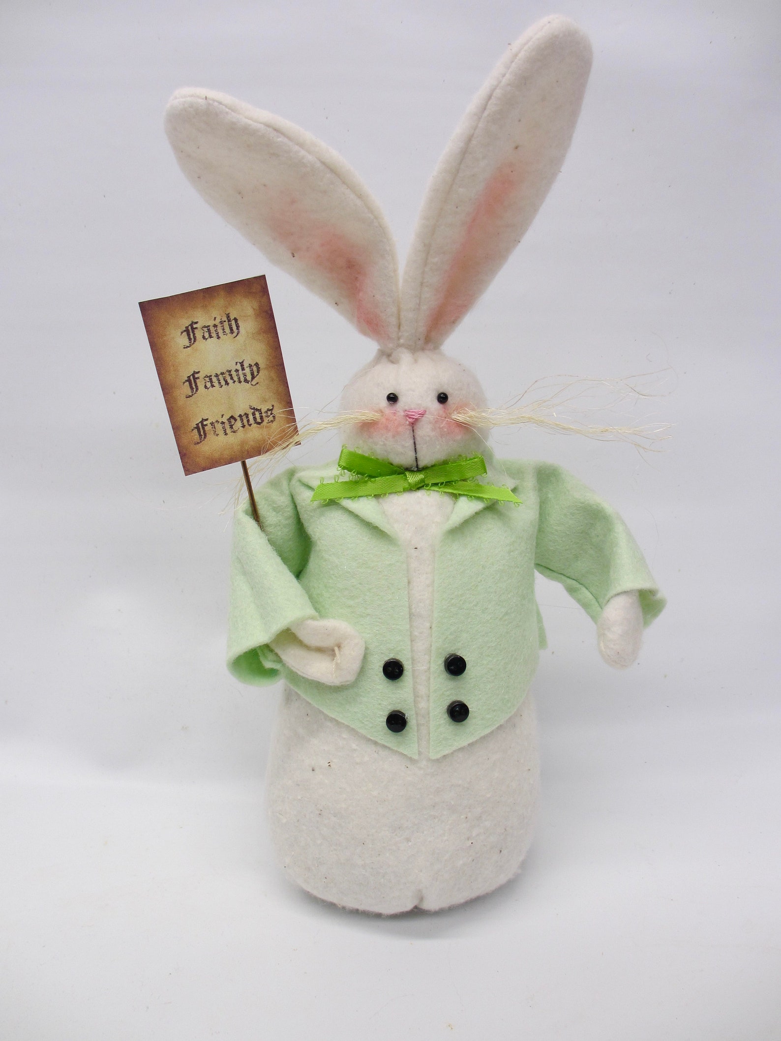 Country Bunny Decor Rabbit Decoration Easter Home Decor - Etsy