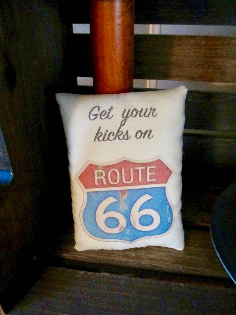 Route 66 Pillow | Accent Pillow | USA Decoration | Vacation Souvenir ...