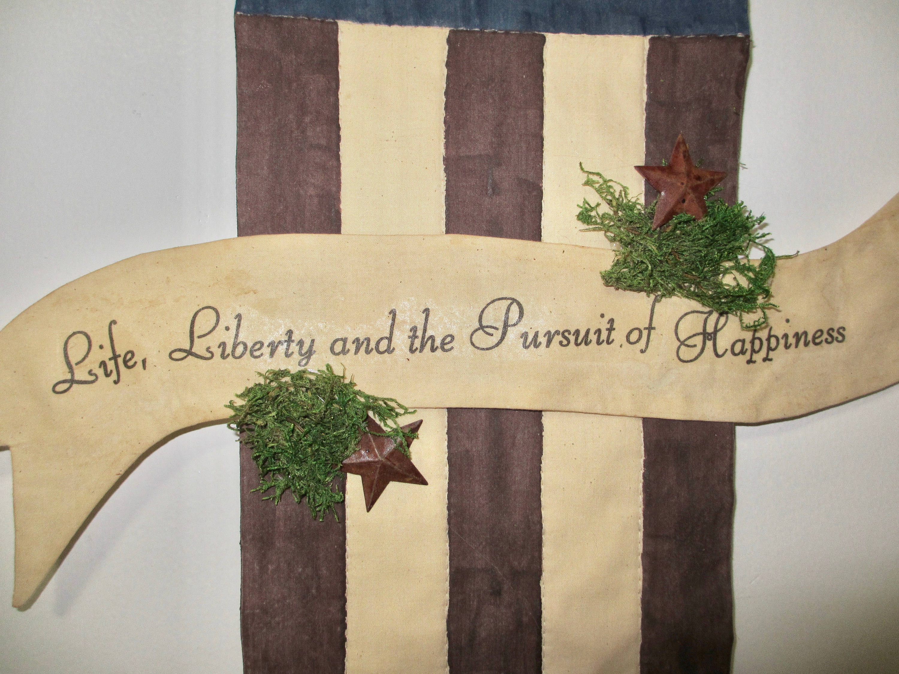 Primitive Patriotic American Flag | 4th of July Decoration | Primitive ...