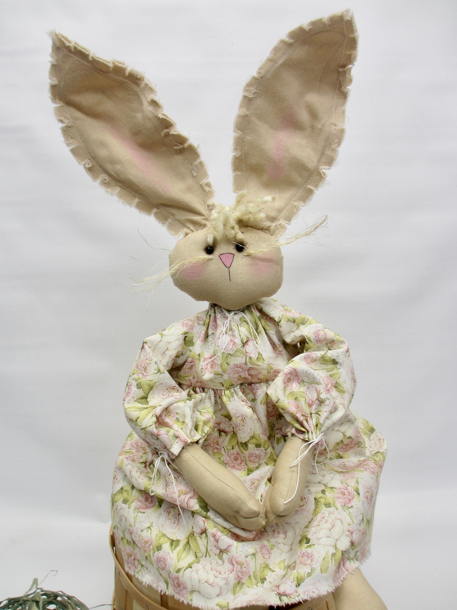 Cloth Bunny Doll Bunny Decor Easter Gift for Grandchildren | Etsy