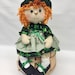 St. Patrick's Day Cloth Doll | Celtic Folk Art | Handmade Rag Doll ...