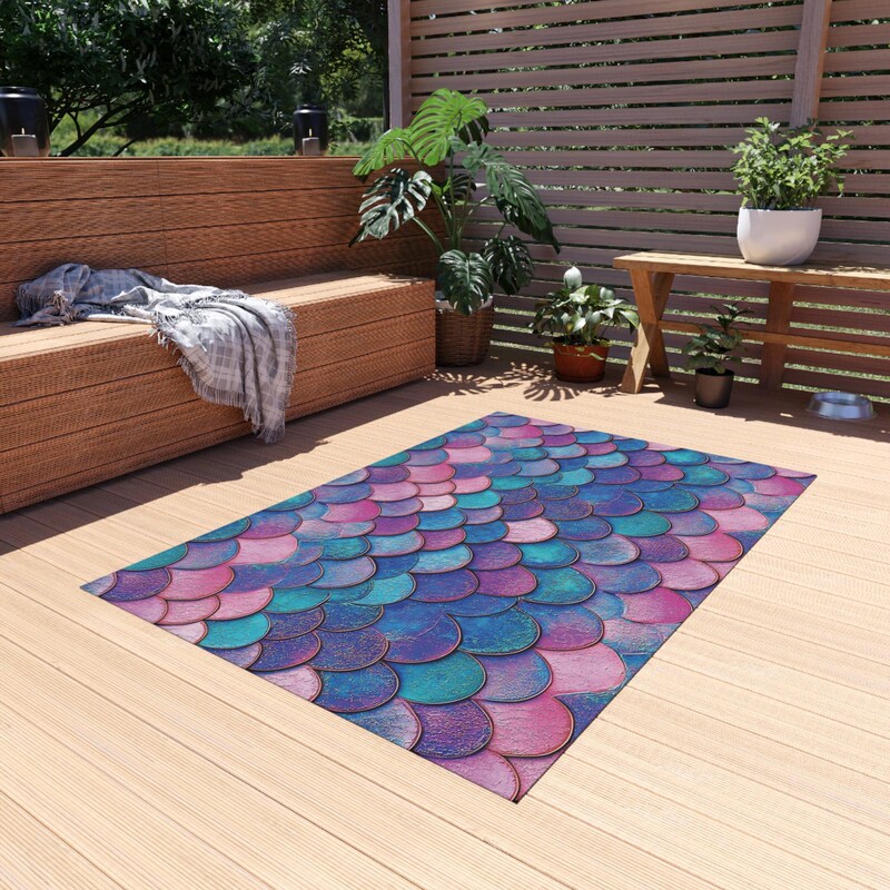 Mermaid Area Rug - Etsy