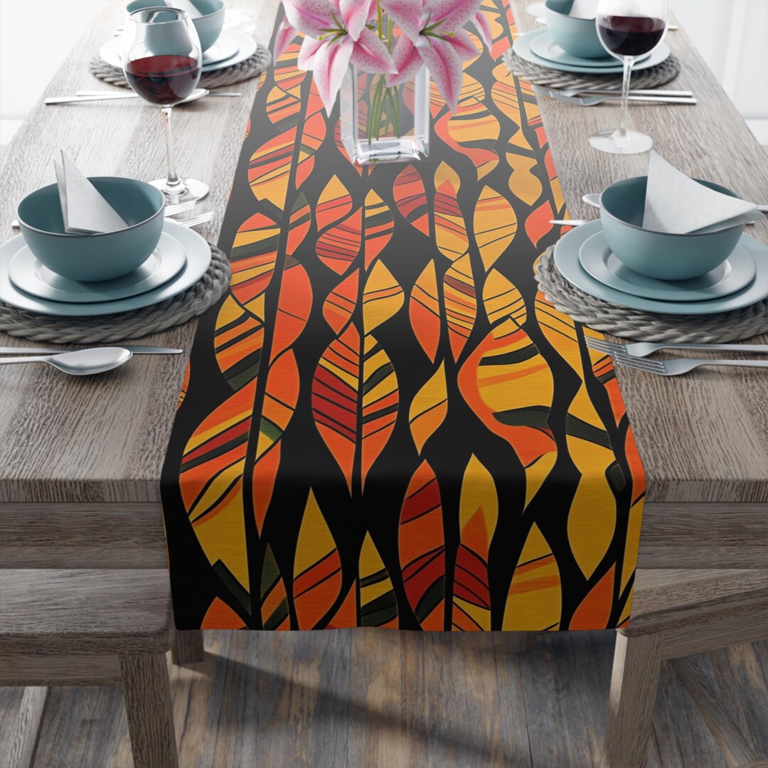African Print Table Runner, Culture-inspired Table Decor, Dining Decor ...