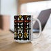 African Themed Ceramic Mug, Ethnic Design Cup, Kitchen Decor, Coffee ...