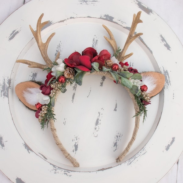 Christmas Reindeer Headbands for Women - Etsy
