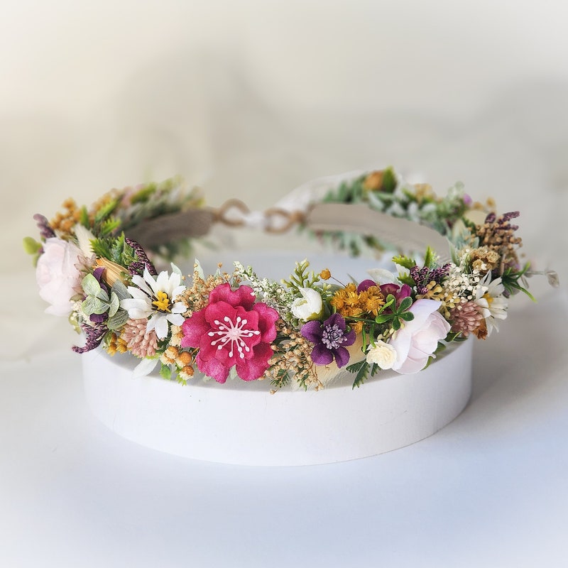Floral Crown With Lights - Etsy