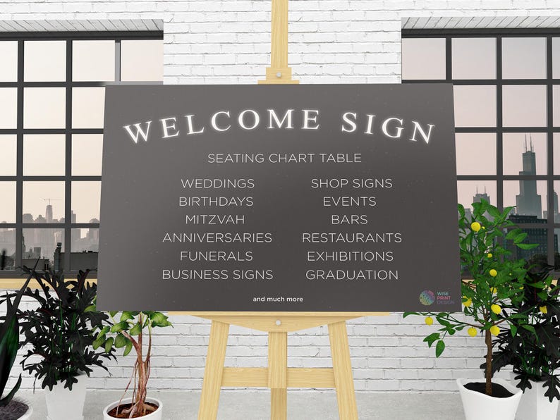 Custom Welcome Sign: Event Photo Printing on Foam Board - Etsy