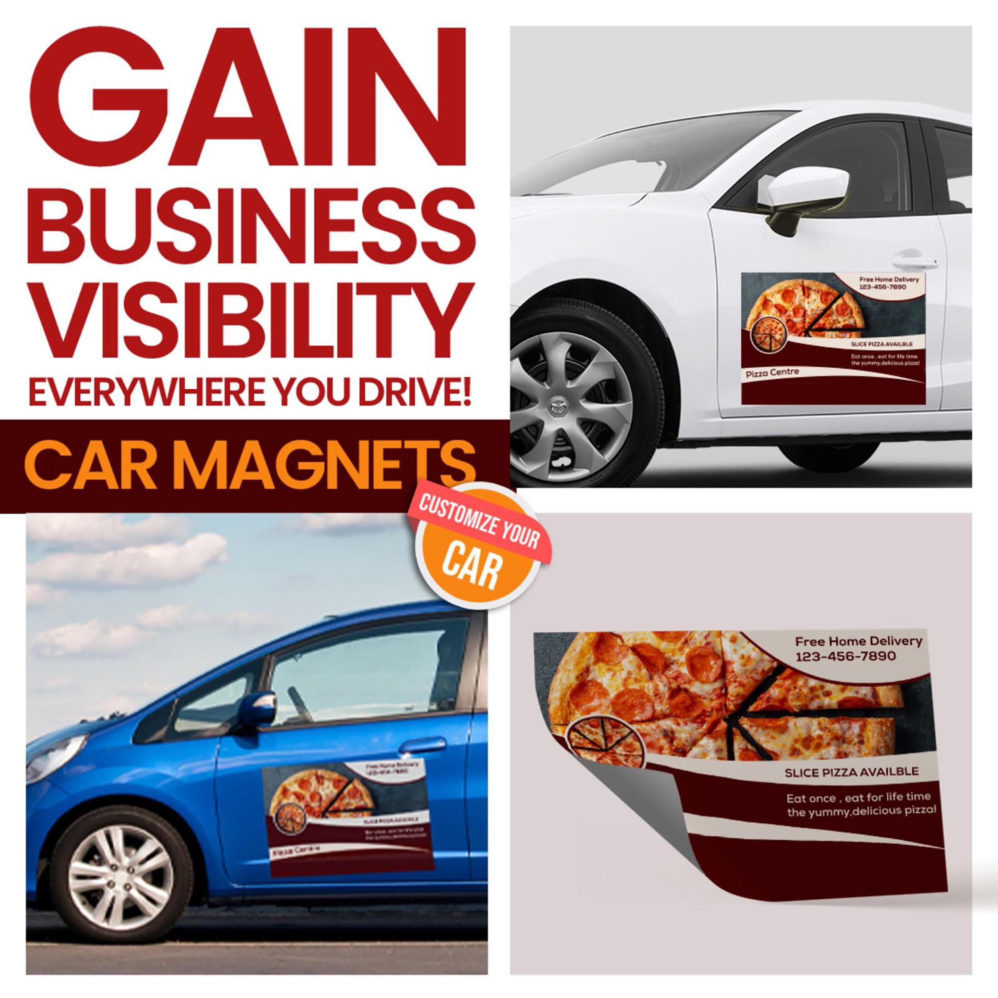 Custom Car Magnet Sign: Full Color Vehicle Advertising - Etsy