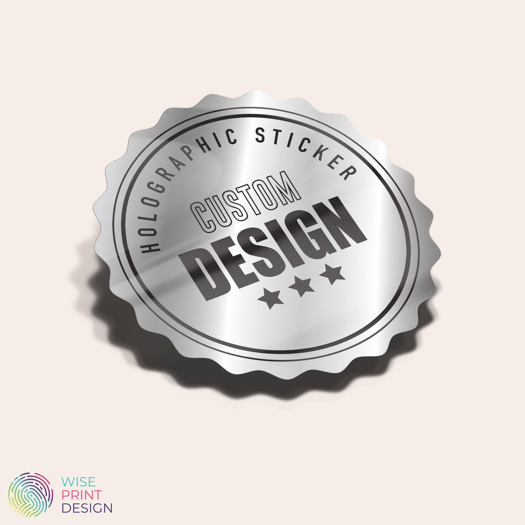 Custom Silver Metallic Stickers, Die Cut Stickers, Logo Stickers ...