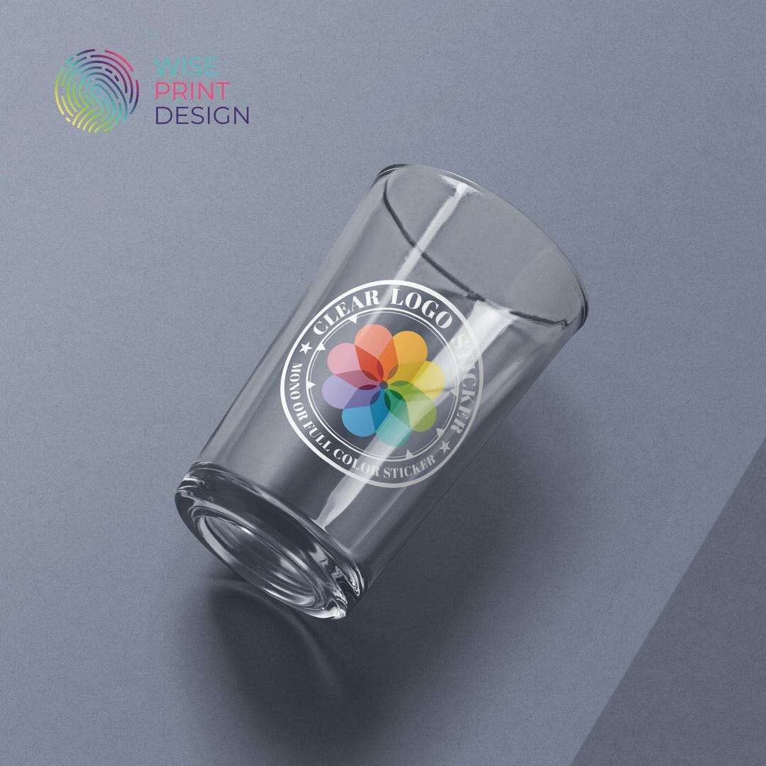 Custom Clear Vinyl Stickers: Waterproof Logo Stickers - Etsy