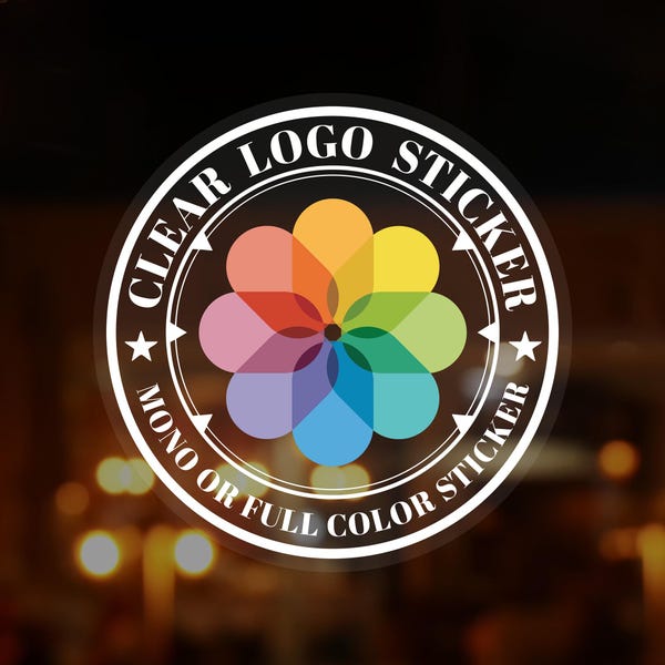 Clear Stickers - Etsy