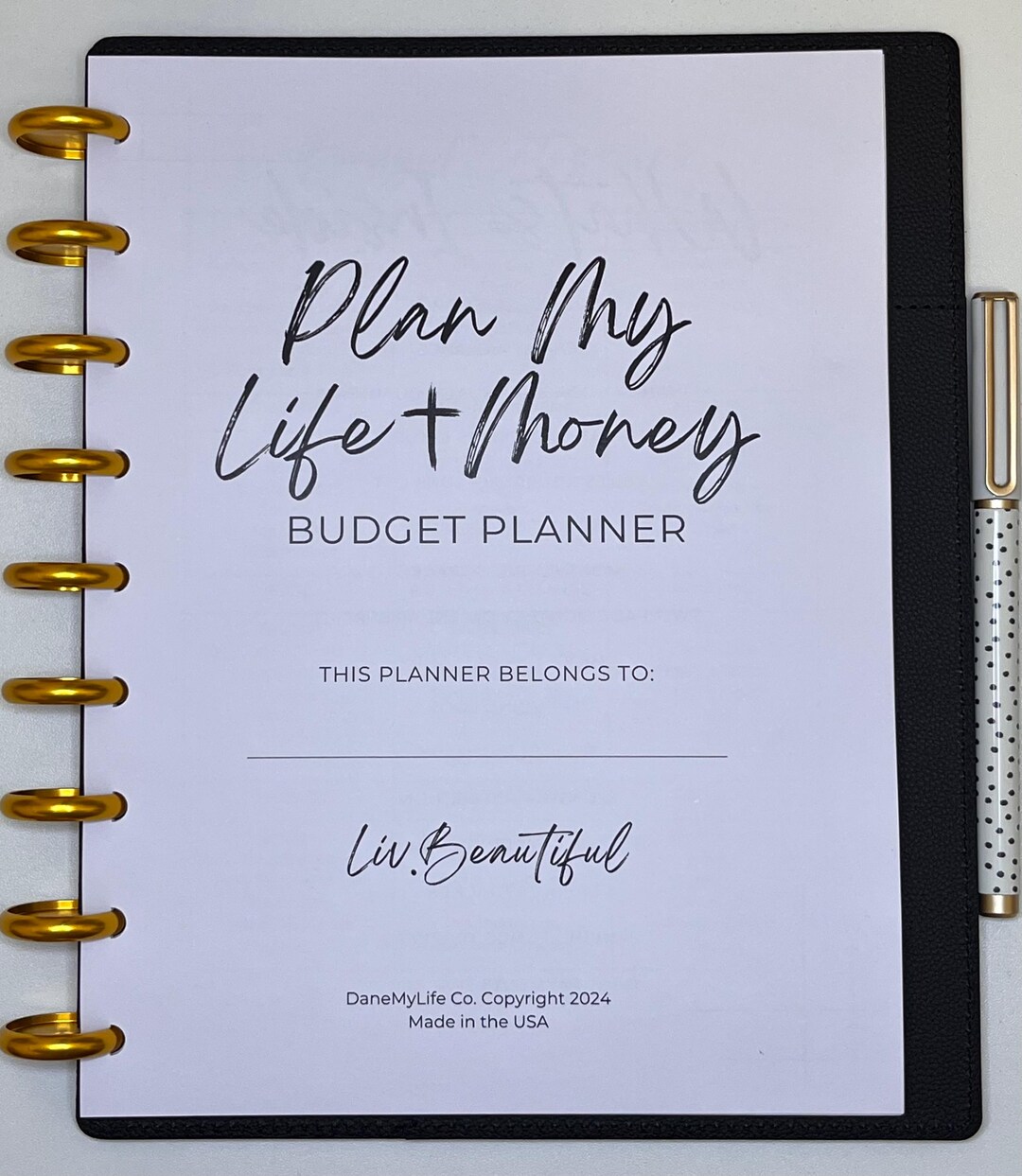 Plan My Life Money Budget Inserts ONLY Pre-punched - Etsy