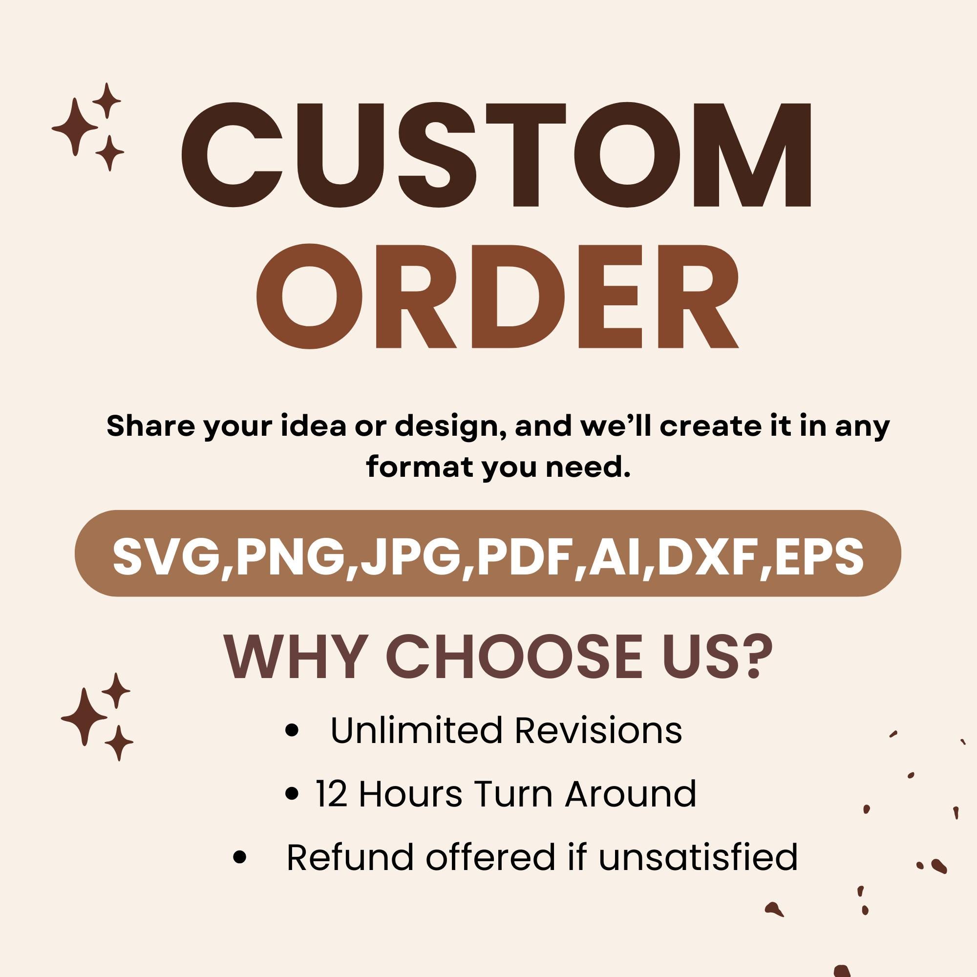 Custom Png, Custom Svg, Custom Design Order, Custom Svg Files, Cricut ...