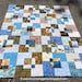 Lynne's Slashed Squares Quilt - Etsy