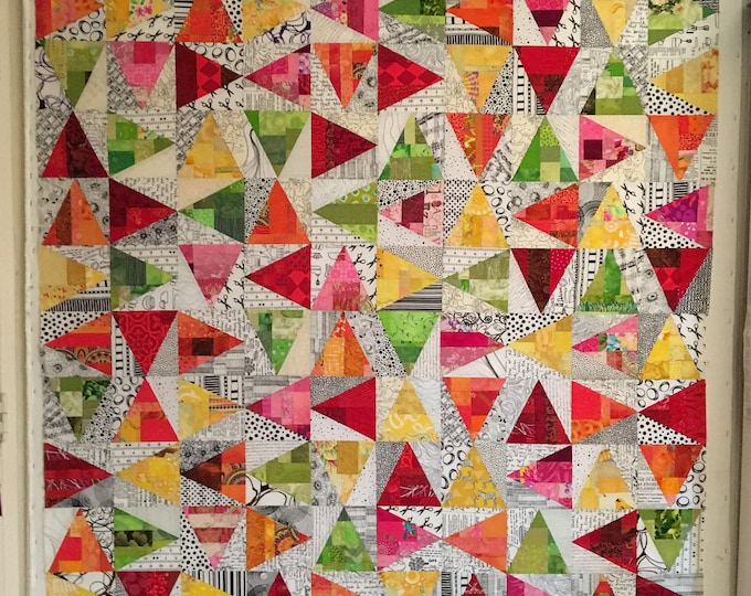 Modern Geometric West Hawk Lap Quilt / Blanket - Etsy