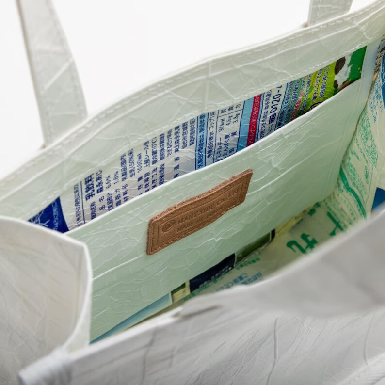 Milky Way Tote Bag - Recycled Milk Carton, Eco-friendly, Handmade in ...