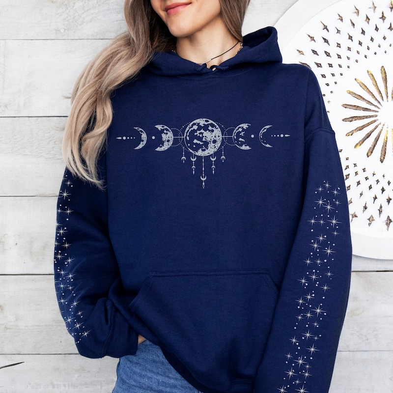 Sun Moon Jacket Hoodie - Etsy