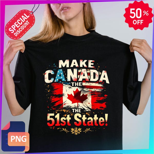 Canada 51st State Shirt - Etsy