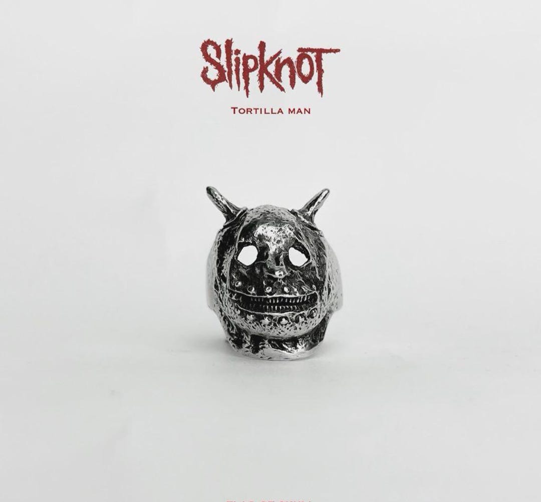 Ring Tortilla Man Mask Slipknot Elegan Skull Ring - Etsy