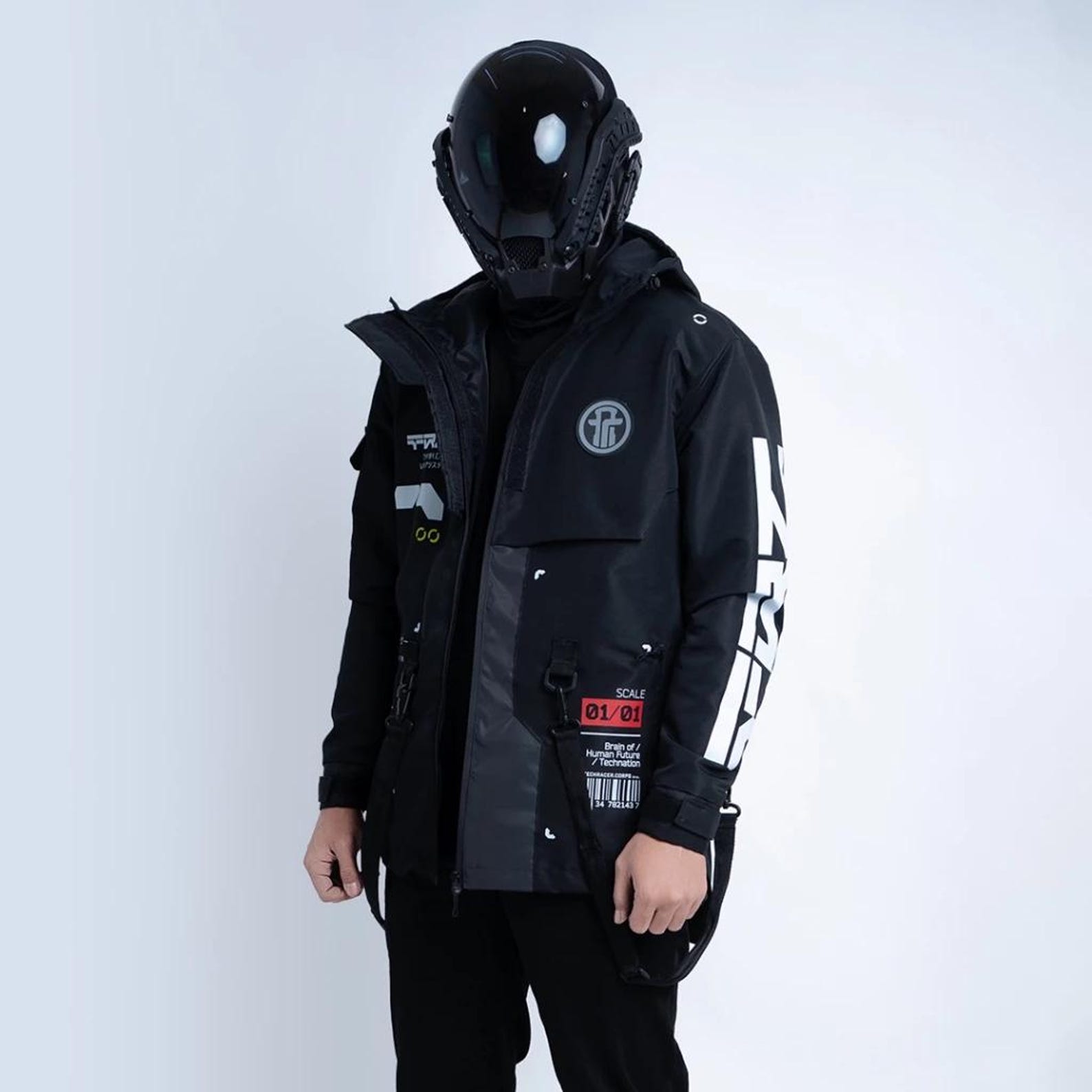 Techwear Striker Phantom Windproof , Cyberpunk Jacket, Cyber Street ...